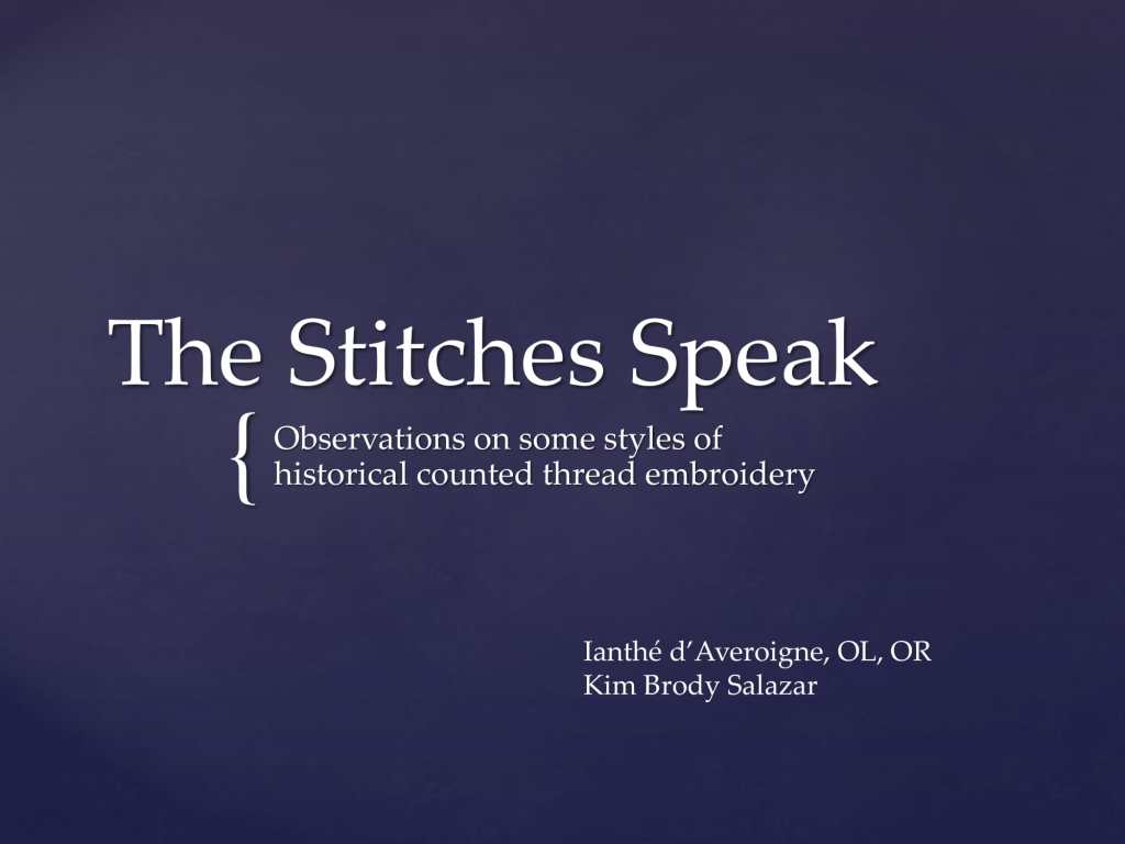 THE STITCHES SPEAK – Part 1 | String-Or-Nothing