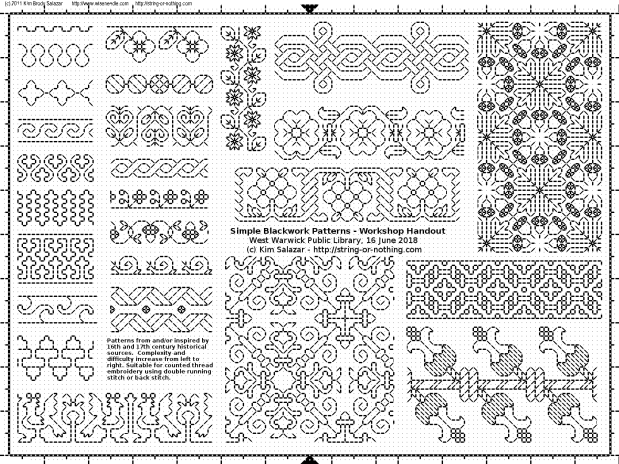 Charts for Embroidery, Crochet, or Knitting | String-Or-Nothing
